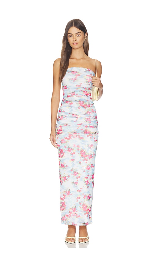 AFRM AFRM Marlo Ruched Floral Maxi Dress